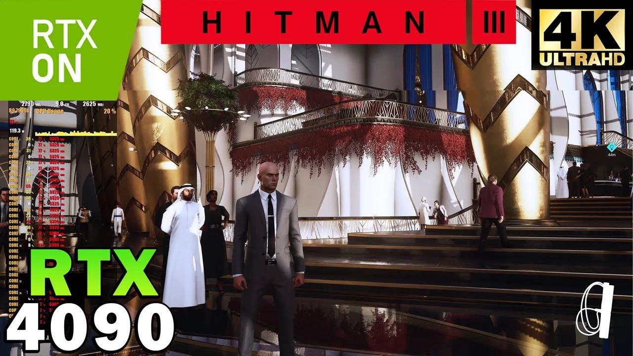 Hitman 3 4K Ray Tracing | RTX 4090 | Ryzen 9 7950X | Ultra Settings ...
