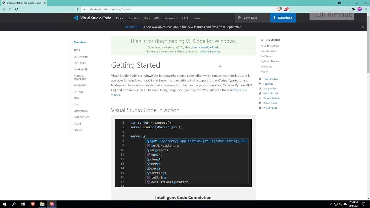#09 Download and Install VSCode Khmer HKimhab | #05 for HTML, HCC05