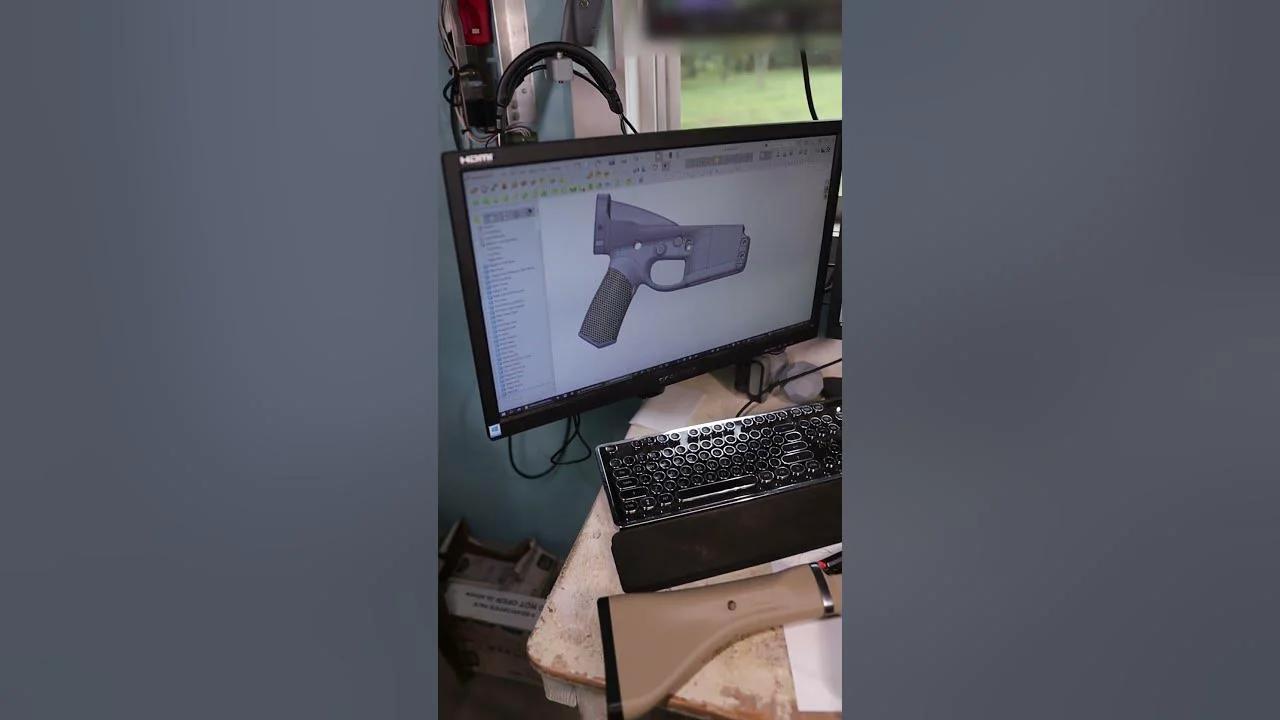 AR Lower Design In Progress #3dprinting #cad #design