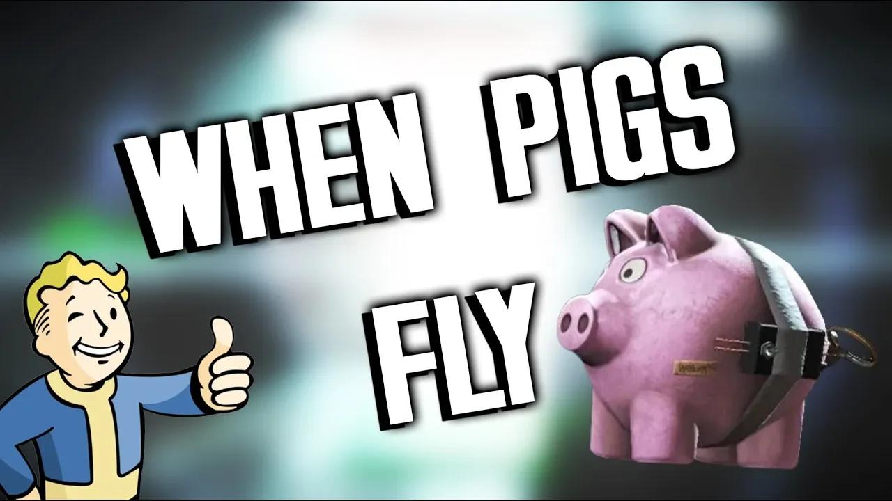 Fallout 4 Next Gen Update - When Pigs Fly (New Quest & New Items)