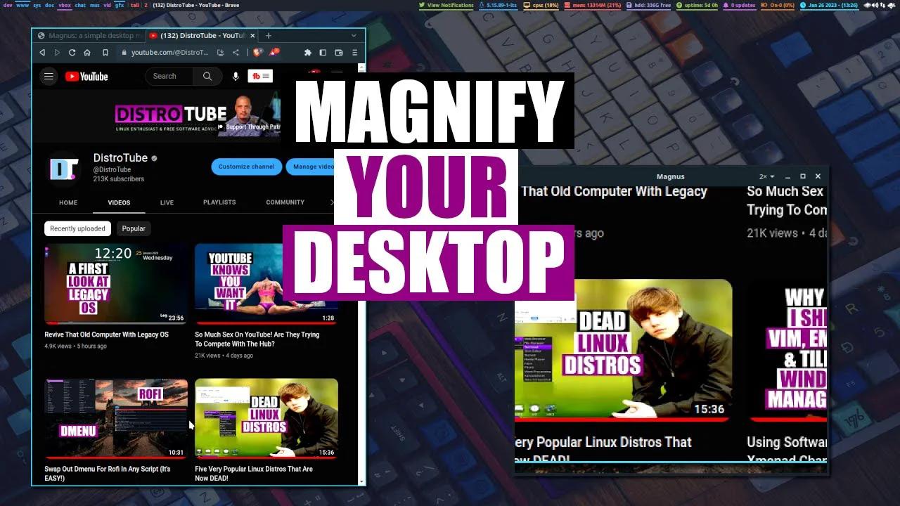 Want To Zoom In On Your Linux Desktop? Try Magnus!