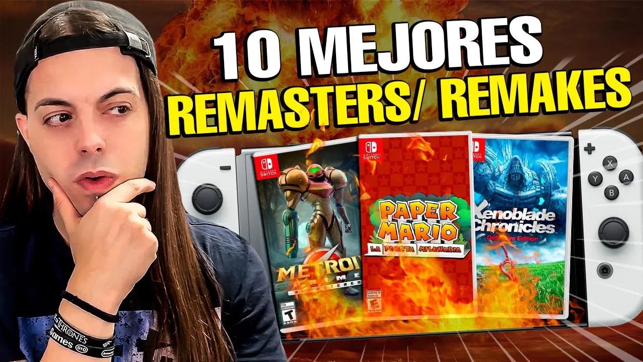 Los 10 MEJORES REMAKES y REMASTERS para NINTENDO SWITCH 🏅 TOP 10 2024