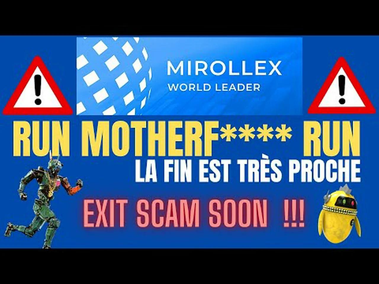 MIROLLEX - RUN MOTHERF***** RUN ! LA FIN EST PROCHE - SCAM