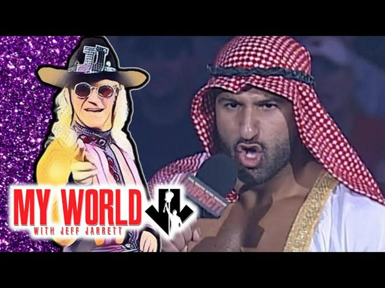 Jeff Jarrett on a VERY Controversial Promo by Shiek Abdul Bashir