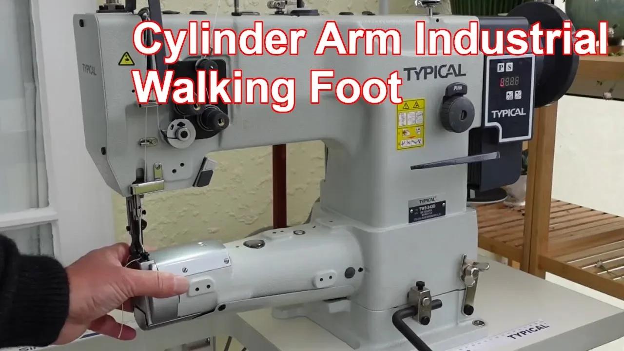 Heavy Duty Industrial Cylinder Arm Walking Foot Overview | Typical TW3 343D