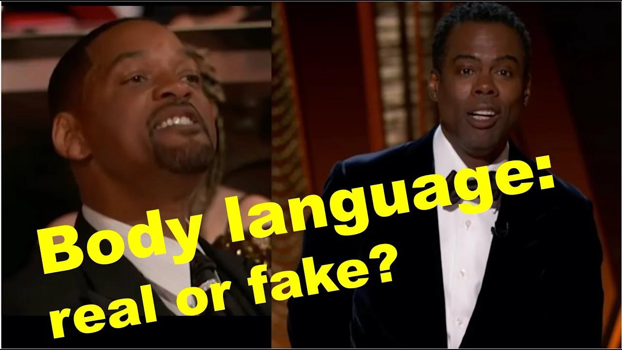 Body language: Will Smith smacks Chris Rock at the Oscars