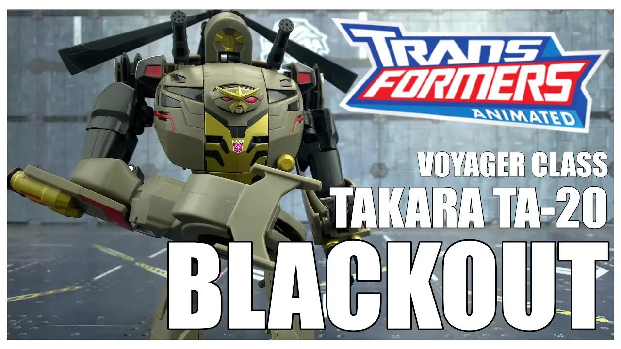 Rewind Review: Takara TA-20 Transformers Animated Voyager Class BLACKOUT Review