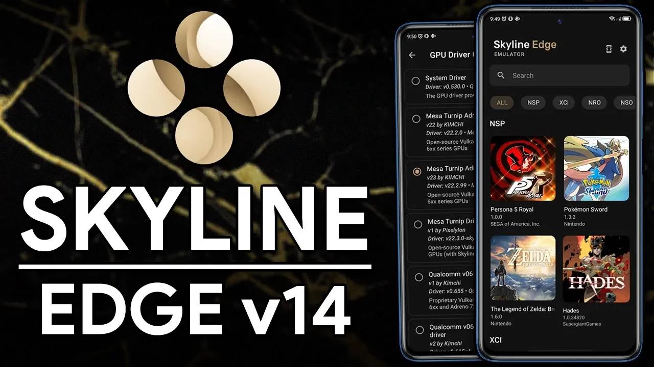 SKYLINE EDGE v14 | MUITAS MELHORIAS E MAIS JOGOS RODANDO! | ZELDA ...