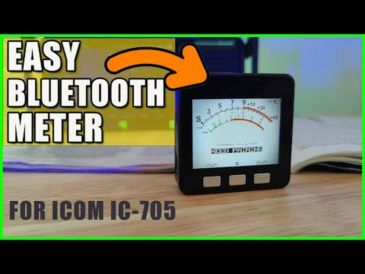 Easy - ICOM IC-705 Bluetooth S Meter Using M5STACK!! Walkthrough Tutorial