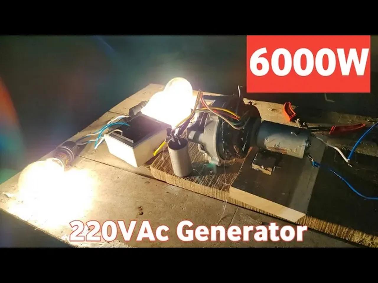 How Do I build 220VAc electric generator from Table fan Magnetic coil ...