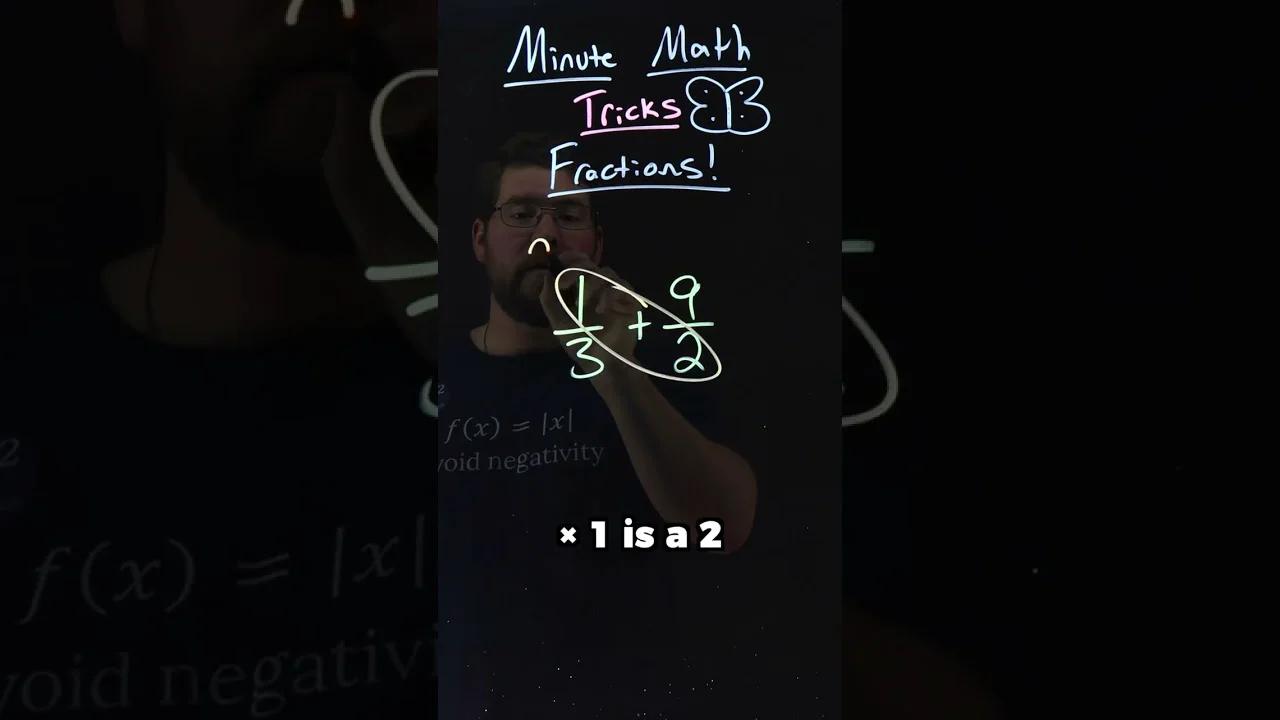 How to use the Butterfly Method for Adding Fractions | 5 Examples = 29/ ...