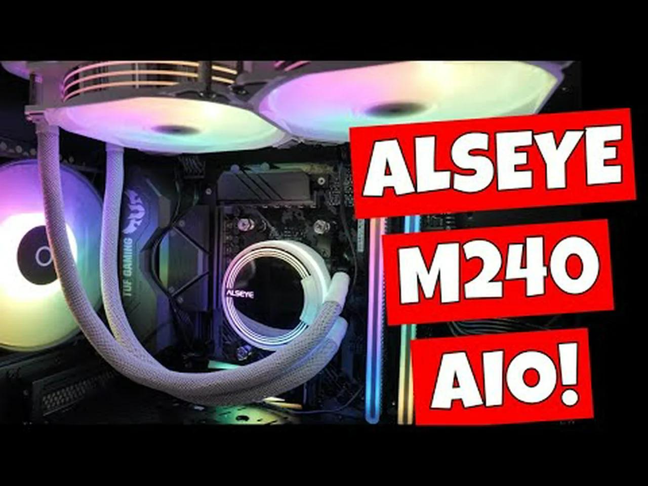 ALSEYE M240 White 240mm ARGB AIO Water Cooling Kit