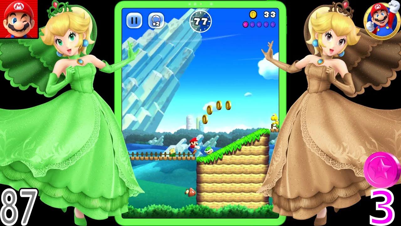 Mario - Pink Coins - World 3