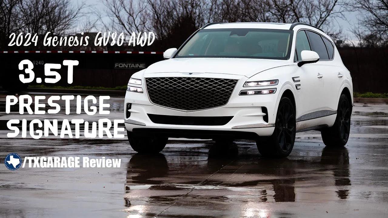 Commanding Elegance: The All-New 2024 Genesis GV80 Prestige Signature
