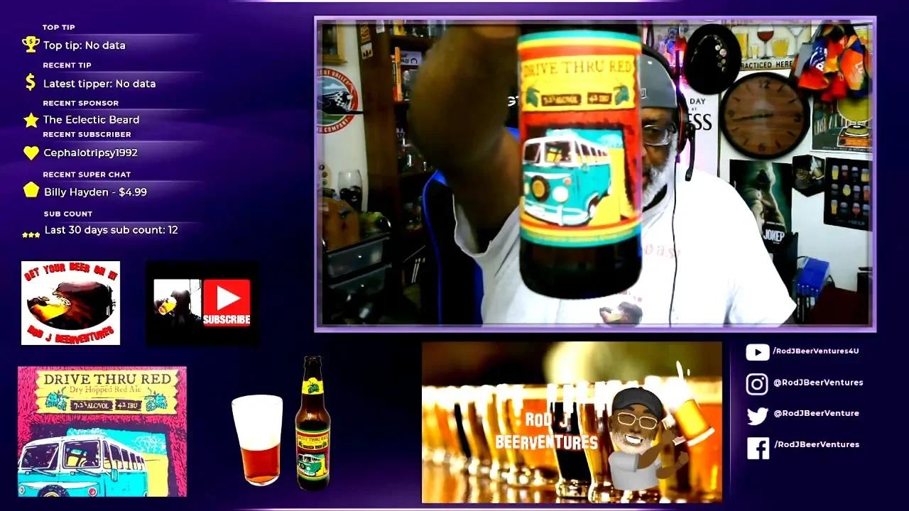 Trader Joe's JosephsBrau Drive Thru Red Red Ale Beer Review