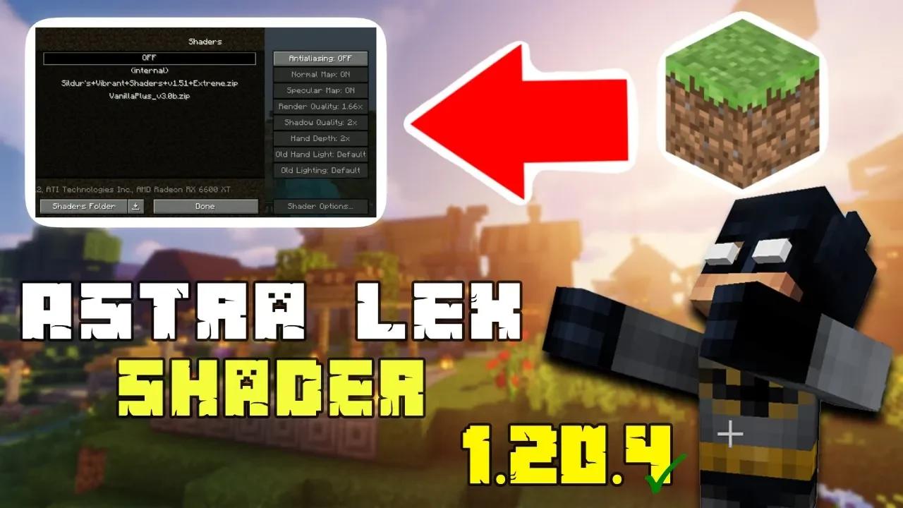 How To Download & Install Astra Lex Shader for Minecraft 1.20.4