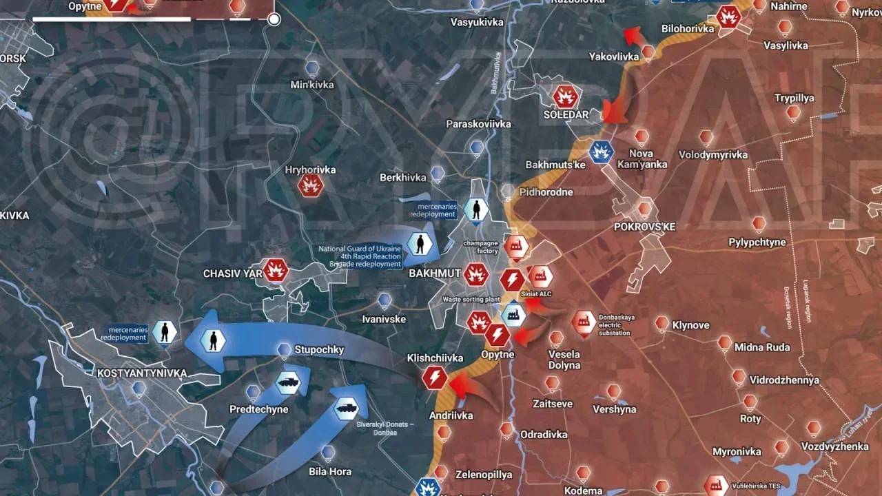 Ukraine Russian War Chronicle, Rybar Map for December 20, 2022 ...