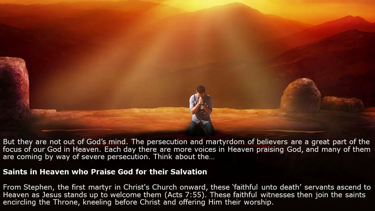 WORSHIP INCREASES IN HEAVEN--Sharing In The Praise of The Saints In ...