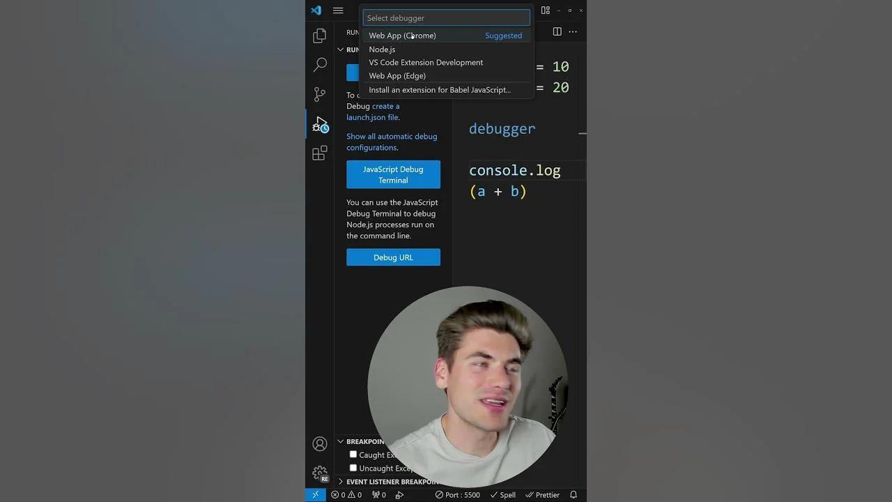 How To Debug In Vscode In 1 Minute