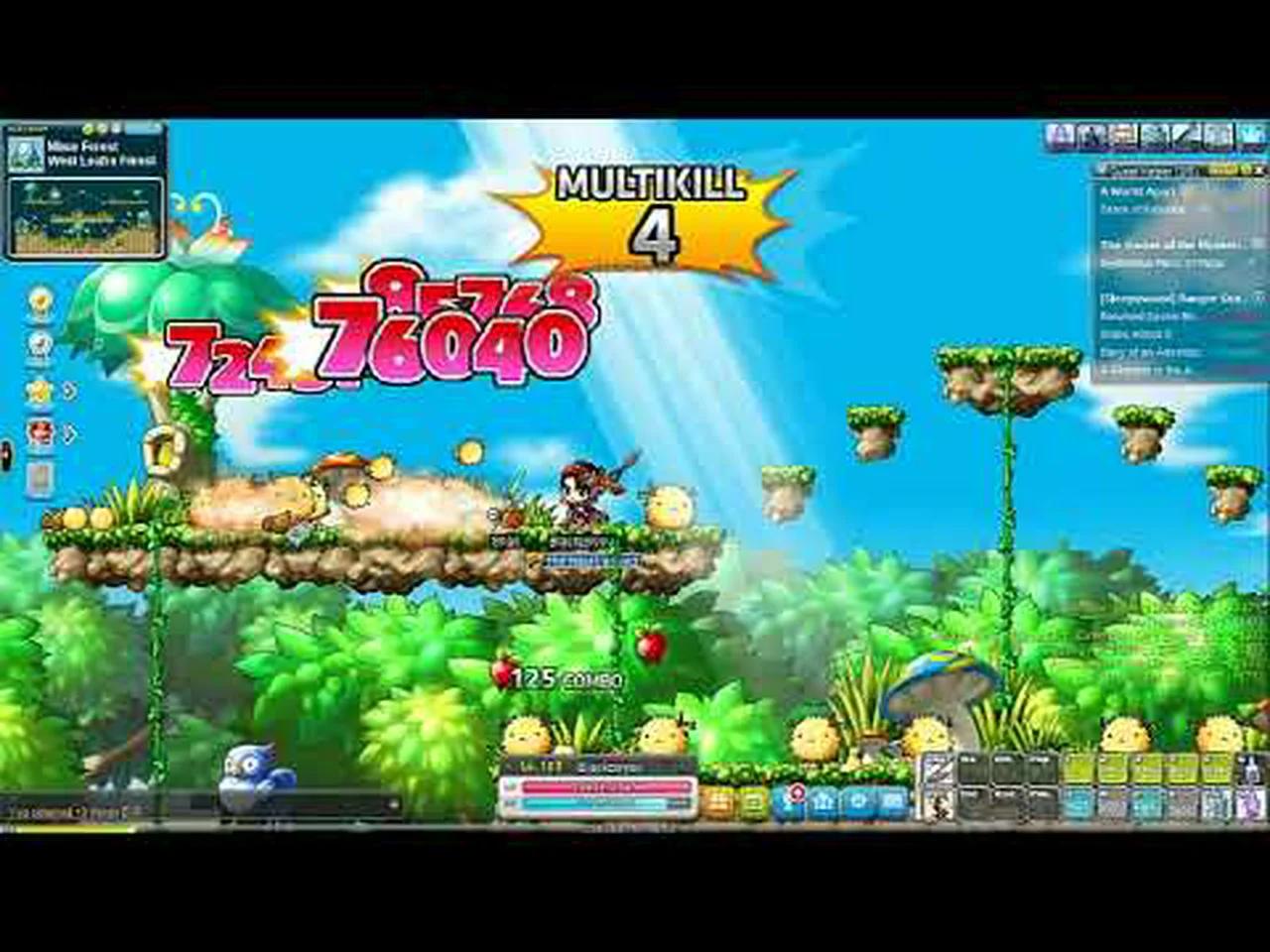 Maplestory Tera Burning Spearman Part 3 Hours 4 and 5