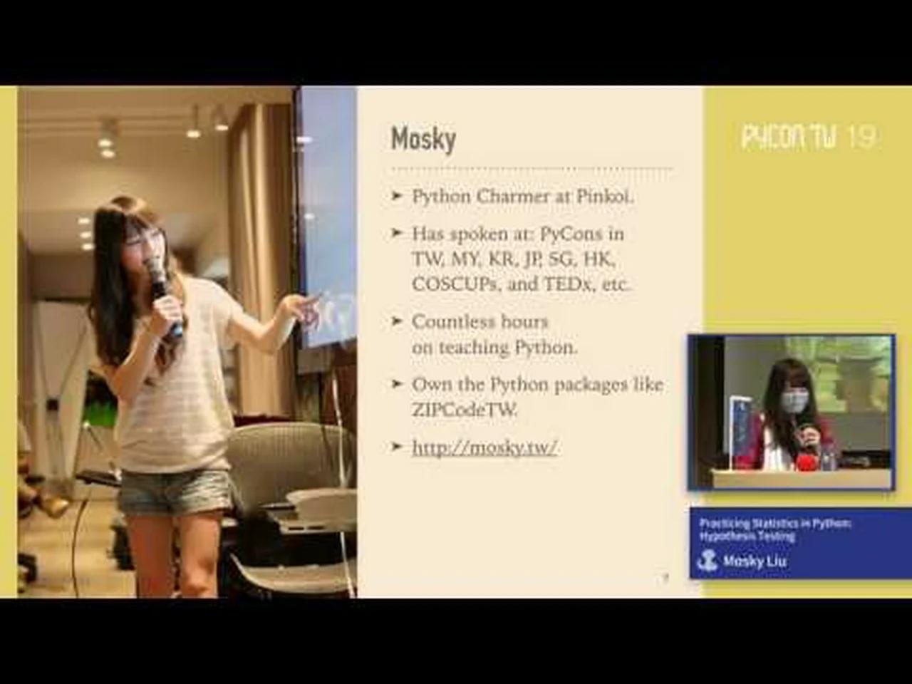 Practicing Statistics In Python Hypothesis Testing Pycon Taiwan 2019