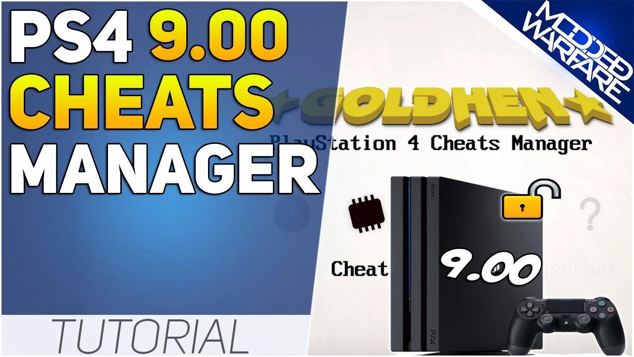 PS4 GoldHEN Cheats Manager Homebrew Tutorial (9.00 or lower)