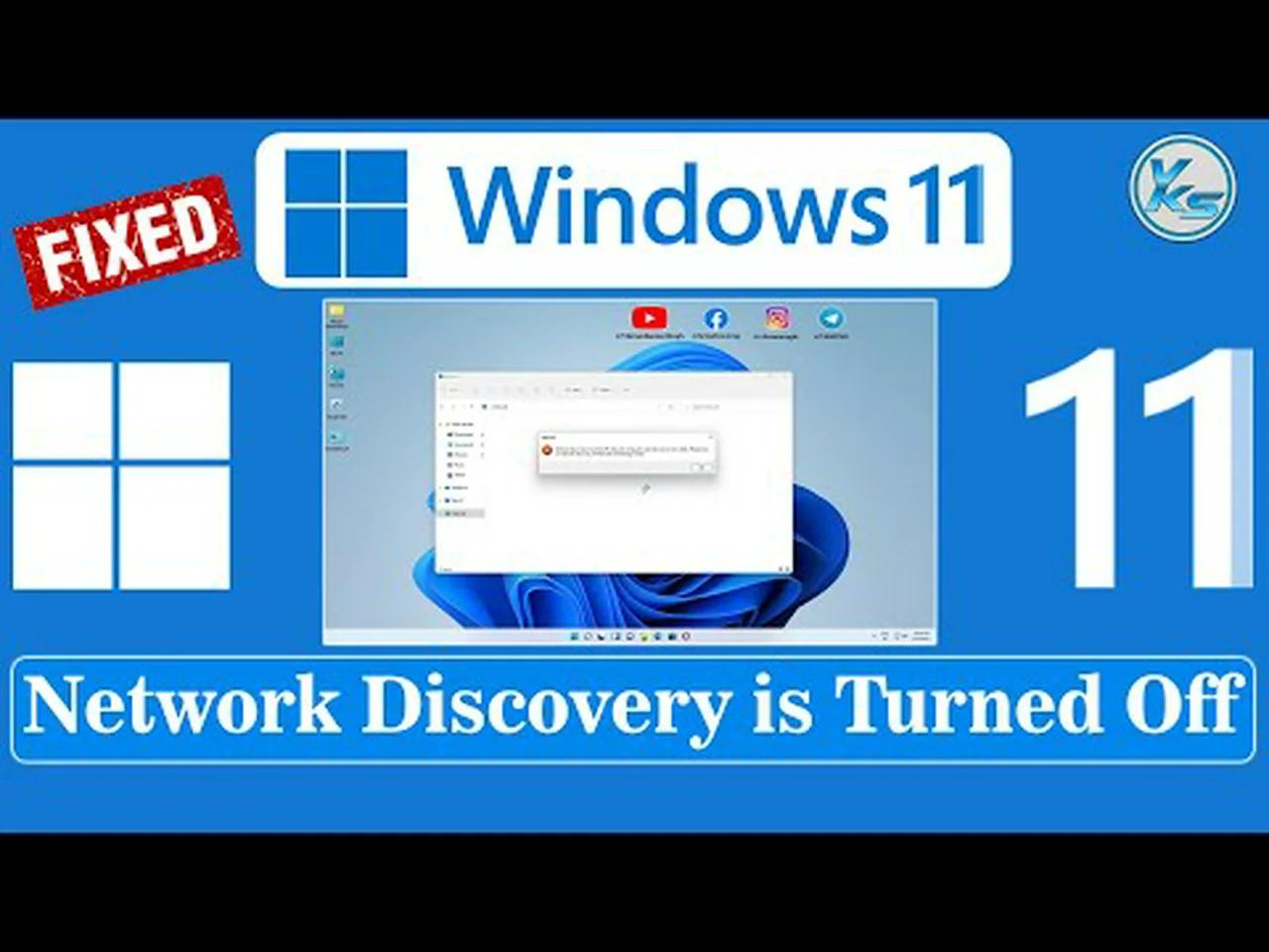 Windows 11 - Network Discovery is Turned Off. Network Computers And ...