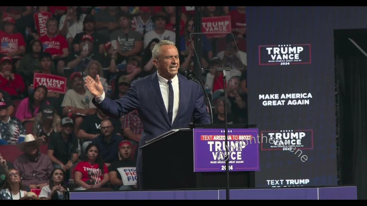 RFK Jr. Joins Trump on Stage at Rally After Suspending Presidential ...