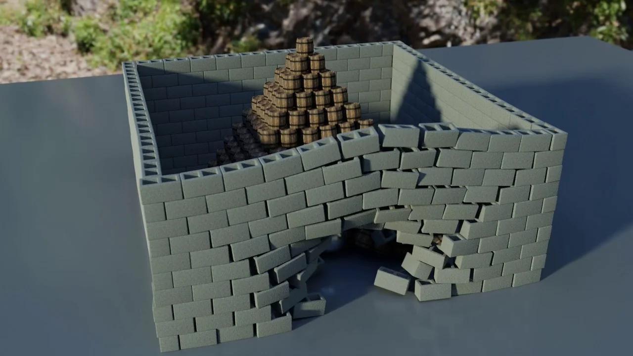 Physics Rigid Body Simulations - Blender