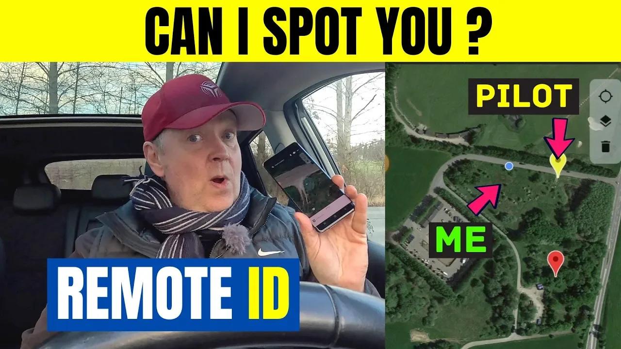 They Can See You 📍 Remote ID Location Test 📍 ONLY by an Android Phone ...