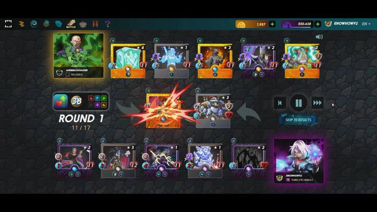 Splinterlands Gameplay - Not an easy Death Splinter Quest