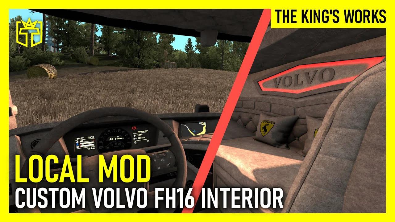 Local Mod | Custom Volvo FH16 Interior [Ferrari Edition] | Local Mod ...