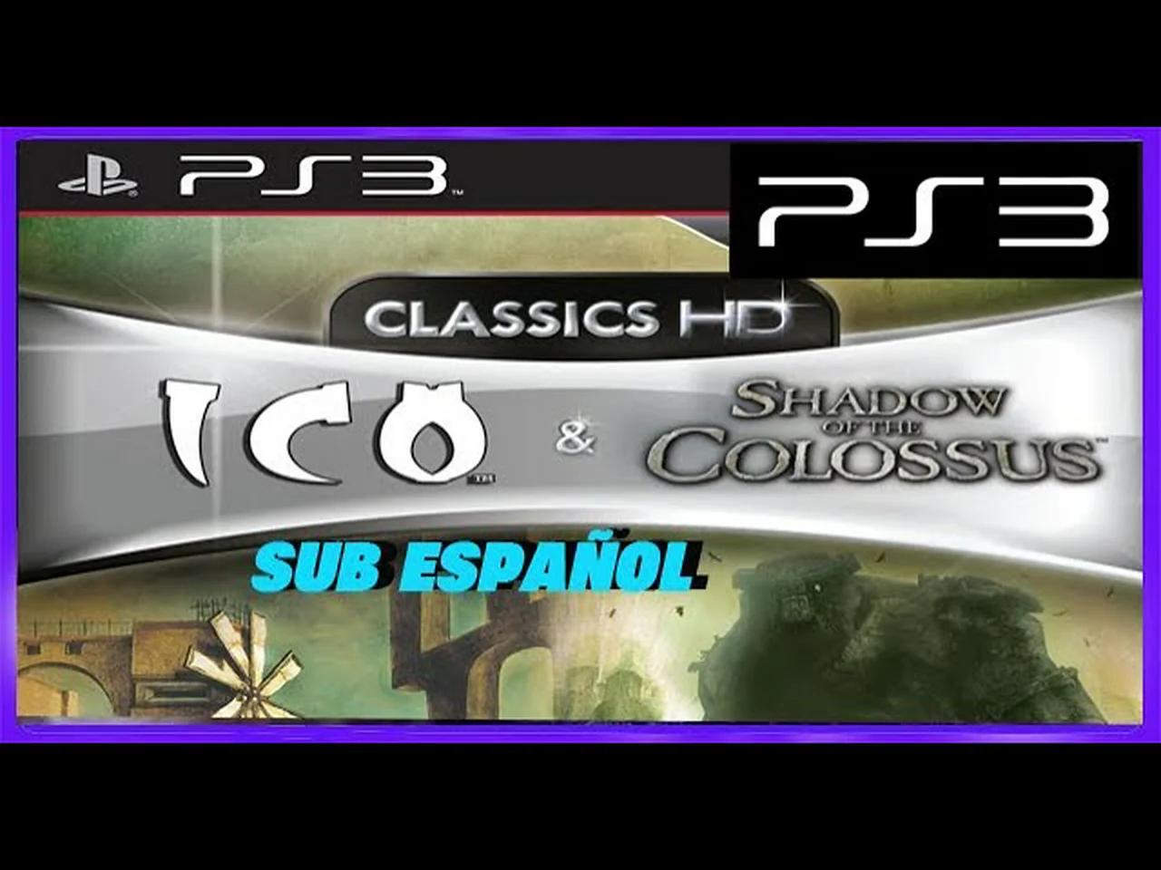 ICO & SHADOW OF THE COLOSSUS PS3 PKG (NO HAN) & CARPETA (SUB ESPAÑOL) 🎮 ️