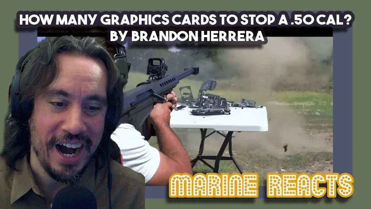 How Many Graphics Cards to Stop a .50 Cal? By Brandon Herrera | First ...