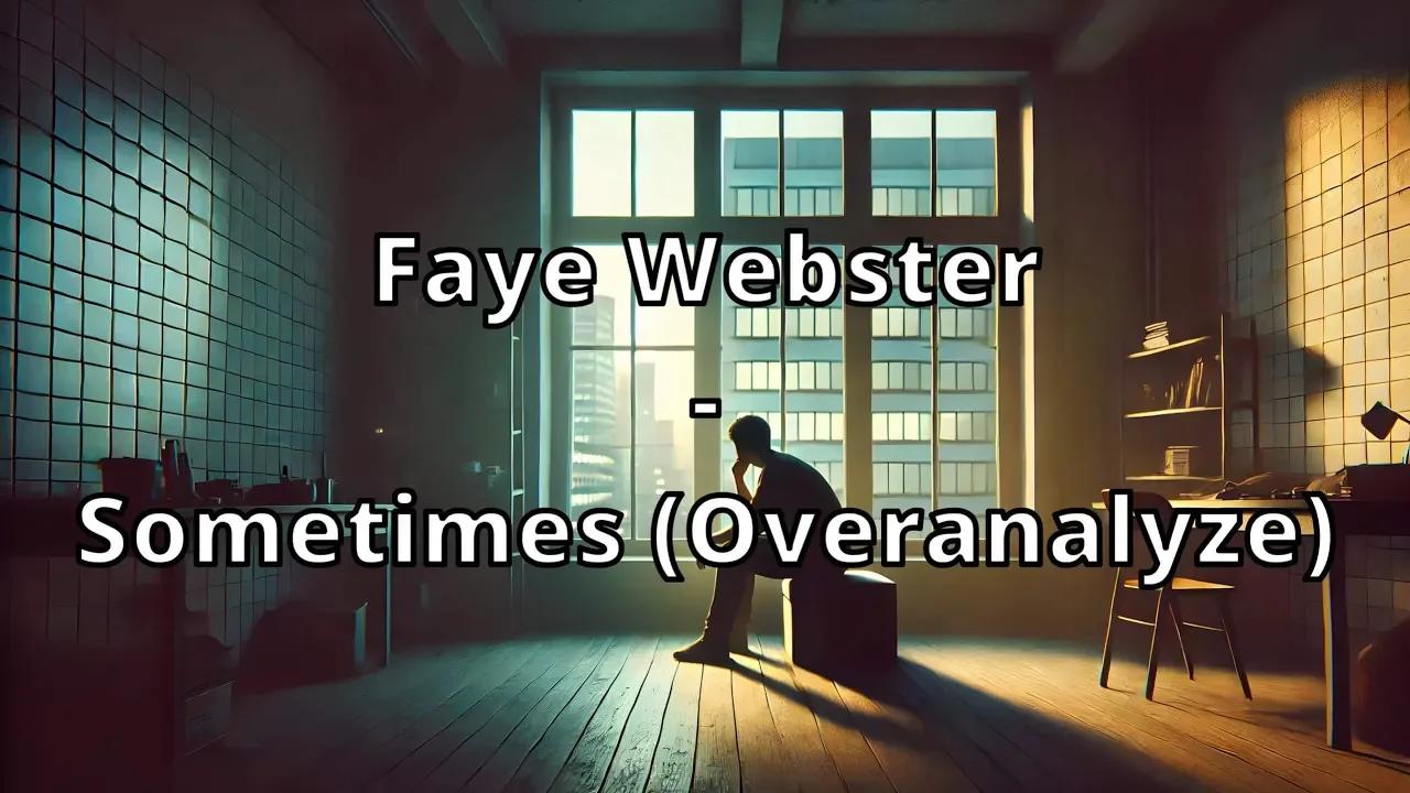 Faye Webster - Sometimes (Overanalyze) (Lyrics)
