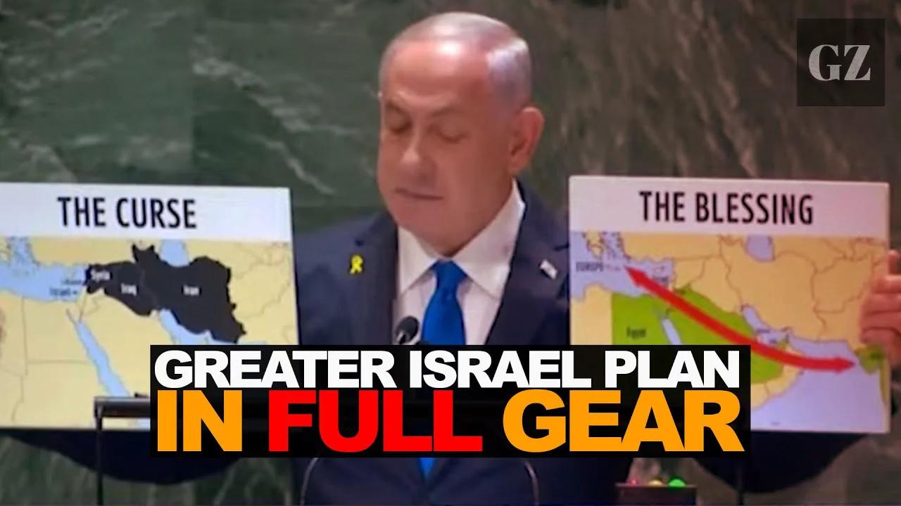 Netanyahu unveils Greater Israel plan at UN