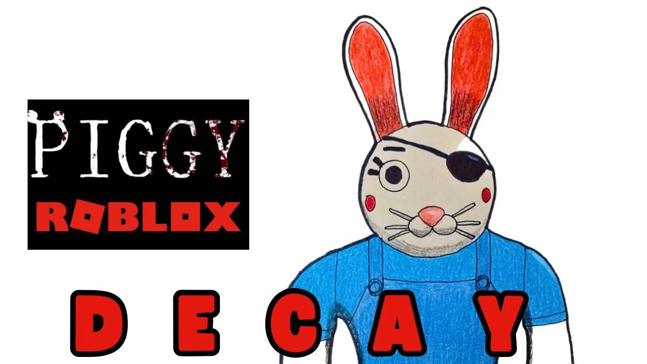 Como DIBUJAR a DECAY de PIGGY ROBLOX / How to DRAW DECAY from PIGGY ROBLOX