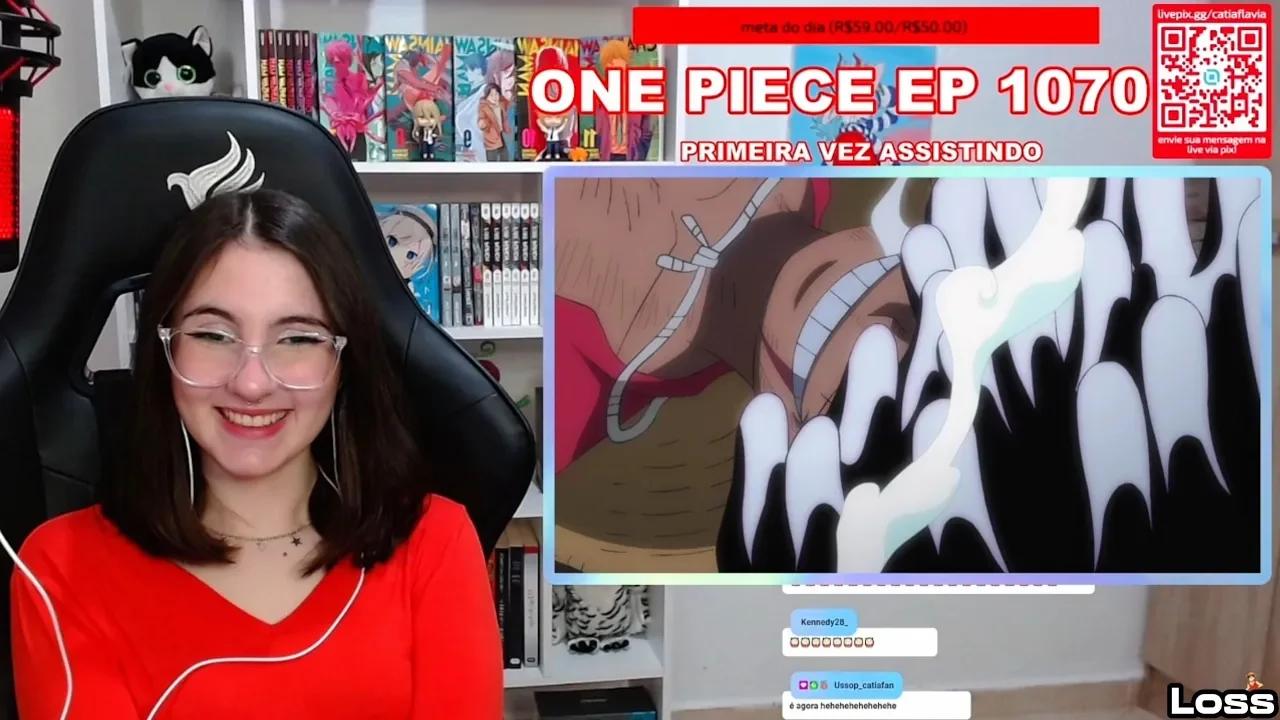 Catia Flavia - O INICIO DO DESPERTAR | GEAR 5 | One Piece | Ep 1070 ( React )
