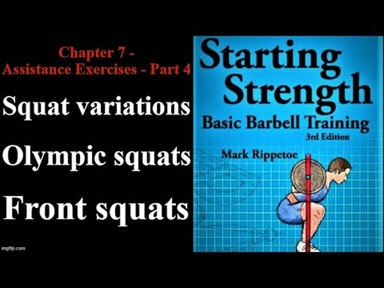 Starting Strength - Chapter 7 - Part 4 - Useful Assistance Exercises ...