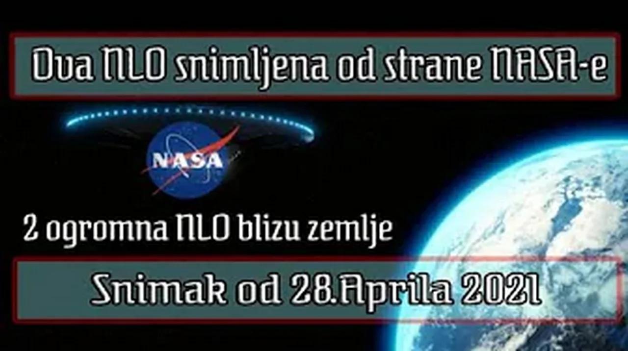 28.Aprila 2021 NASA snima 2 ogromna NLO-a blizu Zemlje !!! Sveježi ...