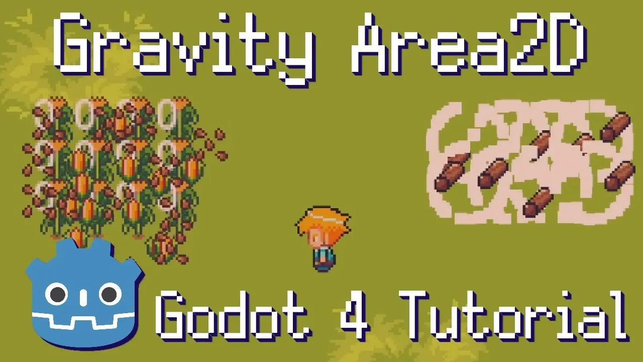 Adding a Gravity Area for Easy Player Item Pickup Gathering ~ Godot 4 ...
