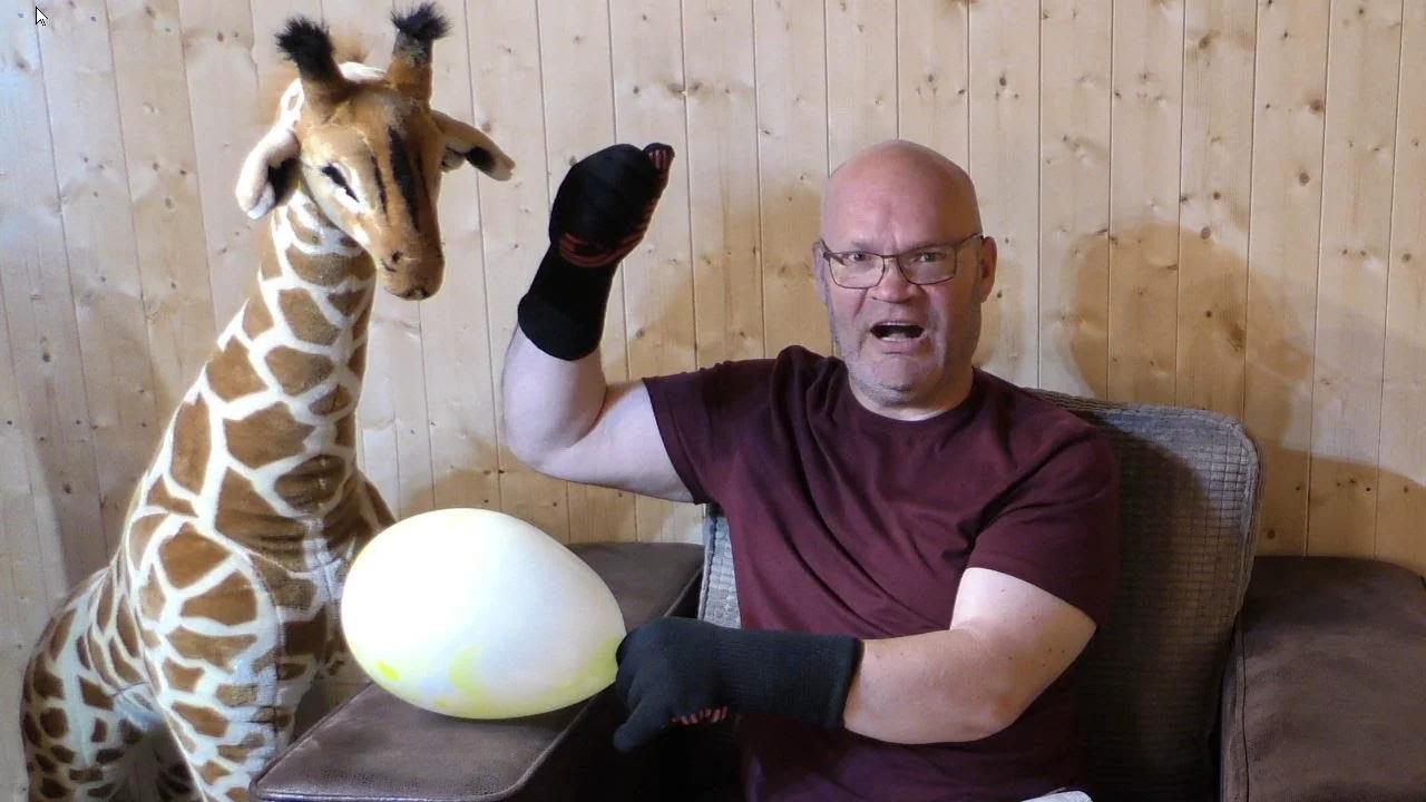 Karate Chop Balloon Bursting and Doris tries her skills Tangobaldy ...