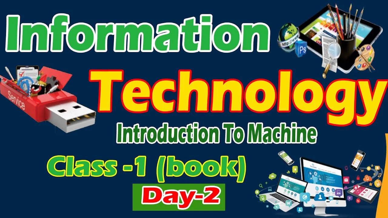 Information Technology Class 1 Information Technology Chapter 1 Cbse Introduction To Machine