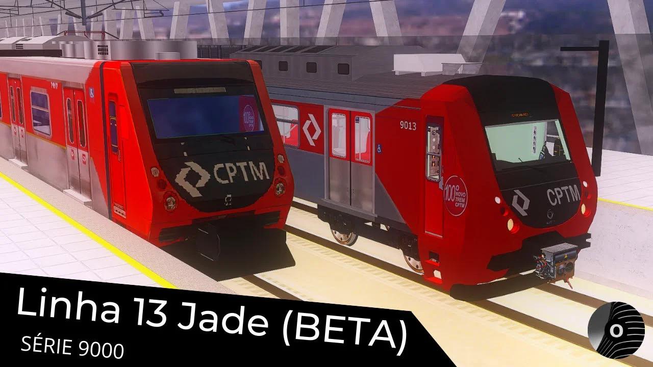 OpenBVE - LINHA 13 JADE com o TUE SÉRIE 9000 da CPTM! Engenheiro ...