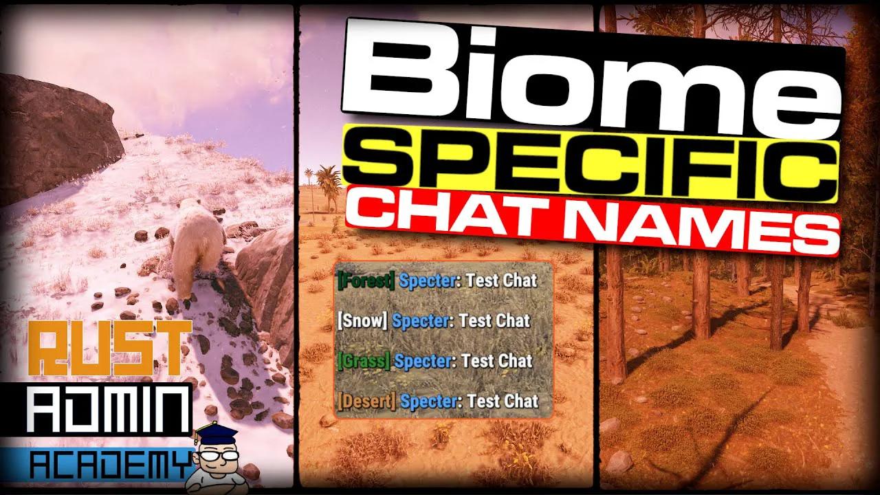 Automatically Change Prefixes Based on Biomes | Rust Admin Academy ...