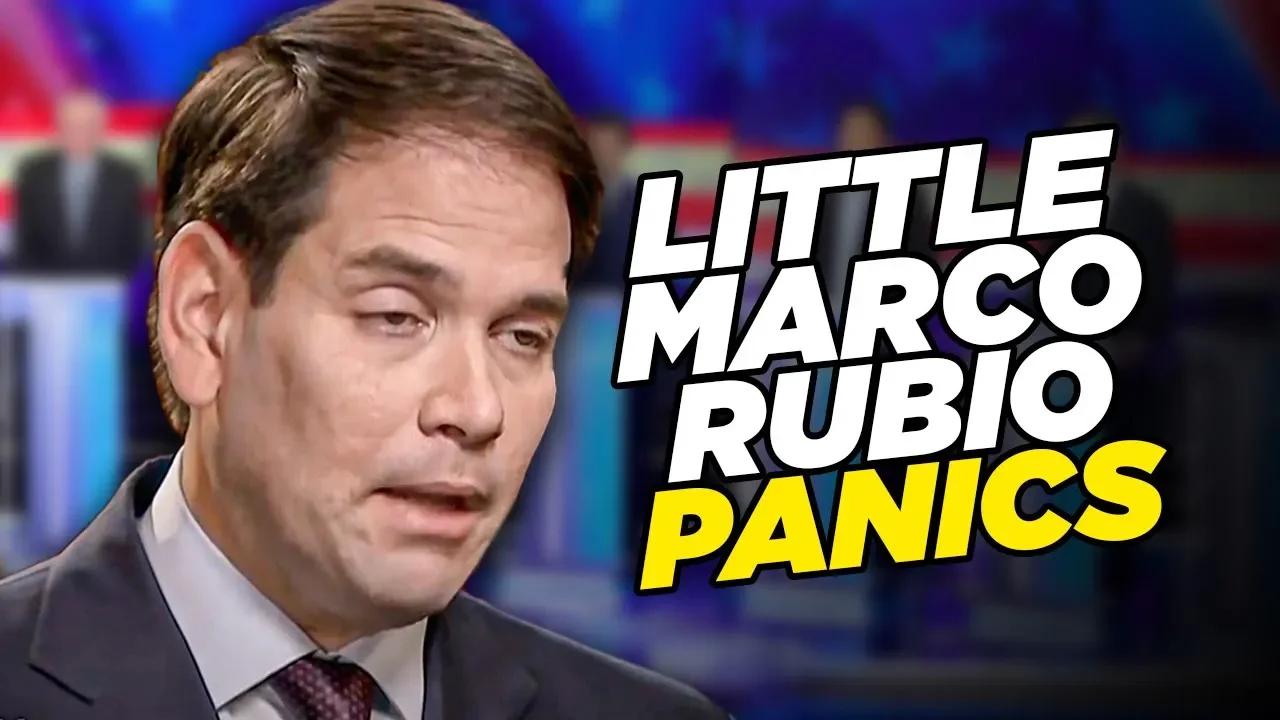 Marco Rubio Panics When Asked About Trump's Humiliating Nickname For Him