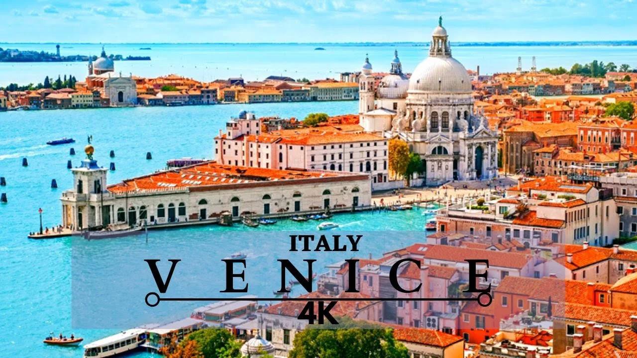 Venice 4K 📷Venice Walking Tour / Venice Italy / Cinematic Drone Footage