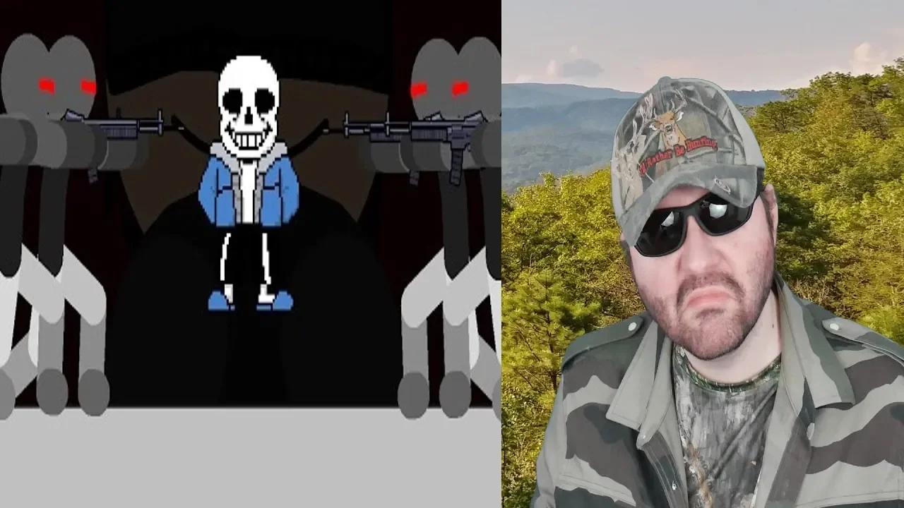 Sans VS Bandits - Undertale Animation (Megatale Part-3) REACTION!!! (BBT)