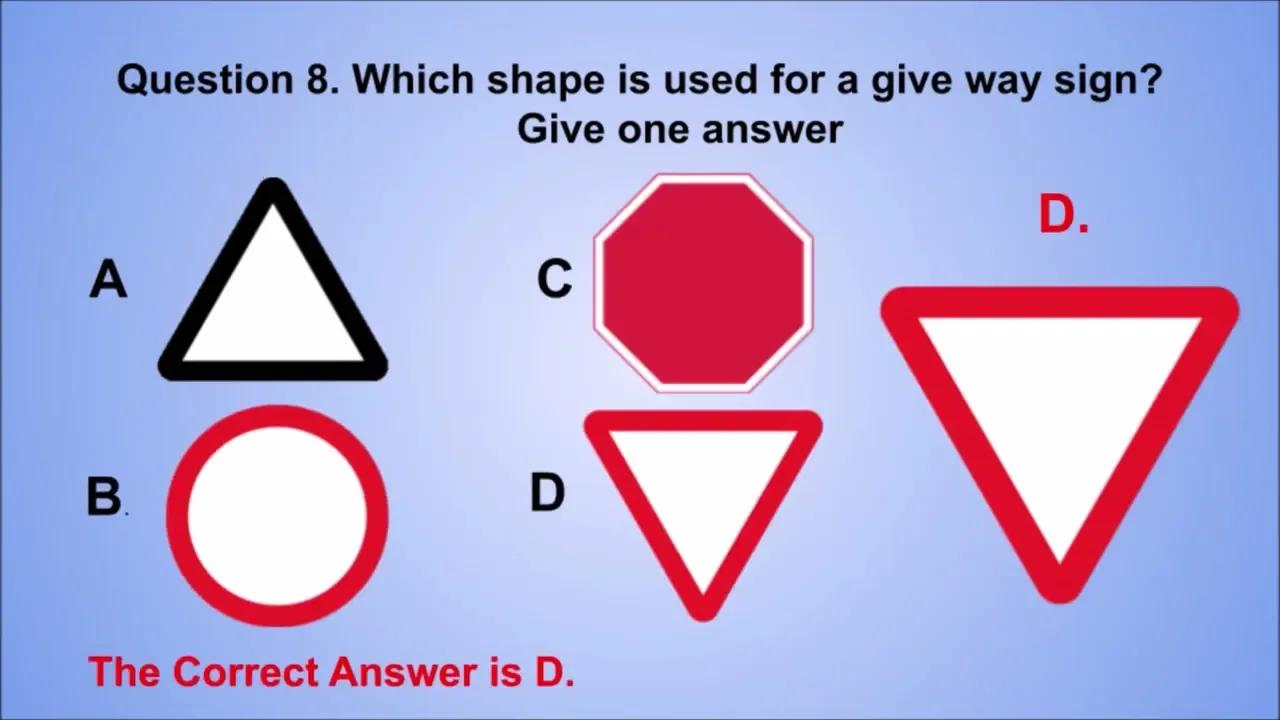 Car Driving Theory Test In 2022 Free Questions & Answers / Road And ...