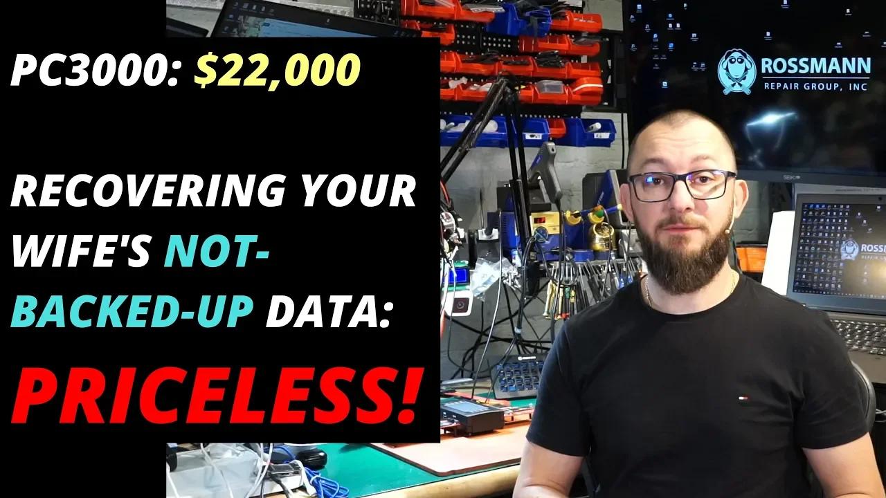 Acelab PC3000 portable PRO data recovery tool helped Chris please his ...